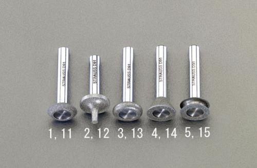 仕様：●刃径:15mm●刃長:10mm●全長:40mm●粒度:#200●軸径:6mm●材質:機械構造用炭素鋼●砥粒:ダイヤモンドパウダー●電着タイプ●切味がよく、ダイヤが長持ちします。商品画像に関する注意事項：●画像に数字等の情報が入ってい...