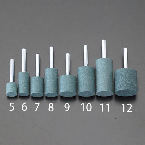 仕様：●直径:25mm●幅:50mm●最大回転数:25,000rpm●軸径:6.0mm●粒度:#120●砥粒:GC●結合度:H●入数:1本●使用上の注意:・グラインダーの回転数が軸付砥石の最大回転数を超えないこと・オーバーハング時は常時13...