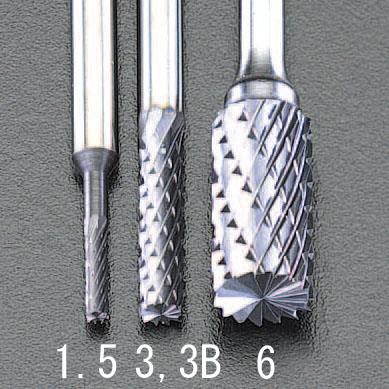 仕様：●材質:タングステンカーバイド●刃形状:dカット(ダブル/ダイヤモンド)●軸径:3mm●刃径:6mm●刃長:13mm●全長:45mm●重量:10g●適合材質:一般鋼、ニッケル、銅、銅合金、チタン、 鋳鉄、ステンレス鋼、鍛鋼●特長:多目...