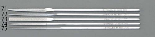 仕様：●全長:140mm●コーティング長:40mm●シャンク部:角柄●形状:半丸(4.3×1.8mm)●粒度:電着ダイヤモンド#100●焼入鋼・セラミックス・超硬金属など高硬度材料の加工に●鋭い切れ味と高い切削能力を発揮するほか、目詰まりの...
