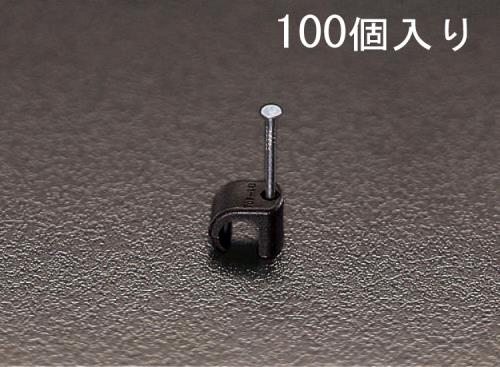 仕様：●ケーブル径:5~7mm●材質:耐衝撃性ポリプロピレン●釘サイズ:φ1.2×20mm●柔軟性があるので適合ケーブルに幅があります。●木、石材、圧搾ボード、石こうボード、コンクリート、ALC、レンガに使用できます。●木、圧搾ボード以外の...