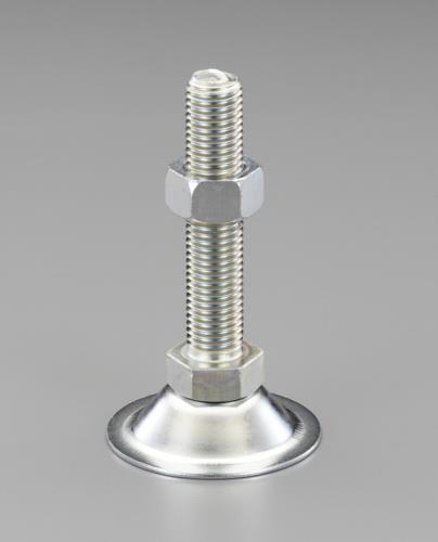 仕様：●ベース径:φ75mm●ねじサイズ:M20×200mm●耐荷重:500kg●重量:685g●材質:スチール(三価クロメート処理)●ねじ軸は回転し、多少傾きます。商品画像に関する注意事項：●画像に数字等の情報が入っている場合は、　品番末...