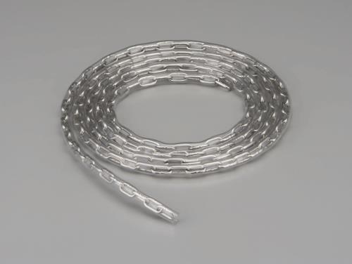 仕様：●線径:5mm●長さ:2m●使用荷重:250kg●チェーン内寸:27×8mm●チューブカラー:透明(クリアー)●材質:チェーン:SUS304チューブ:PVC(ポリ塩化ビニールコンパウンド)●チューブ肉厚:1.3mm●サイズ(mm):d...