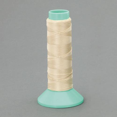 仕様：●全長(m):100●番手:#00●強力:960N●径(mm):約0.75●材質:ポリエステル●カラー:生成●用途:産業資材、被覆材、ネットワイヤー、防護用品等●強い引張力、高い耐熱性、高い薬品抵抗性、優れた耐摩耗性商品画像に関する注...