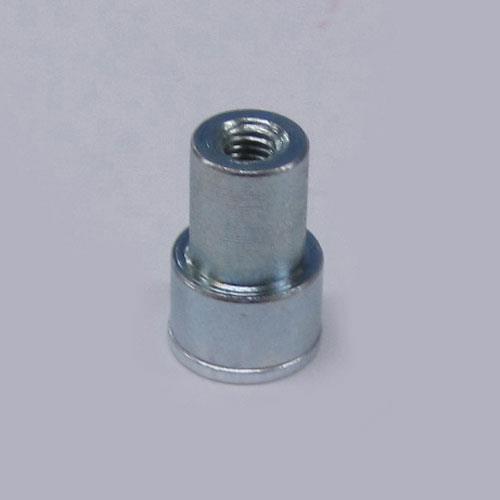 仕様：●直径:10mm●厚み:4.5mm●全高(ネジ穴込):11.5mm●ねじ受外径:6mm●ネジサイズ:M3●重量:4.5g●吸着力:20N(2.0kgf)●使用温度:200°C以下●材質:サマリウムコバルト磁石、軟鋼(亜鉛メッキ)●雌ね...