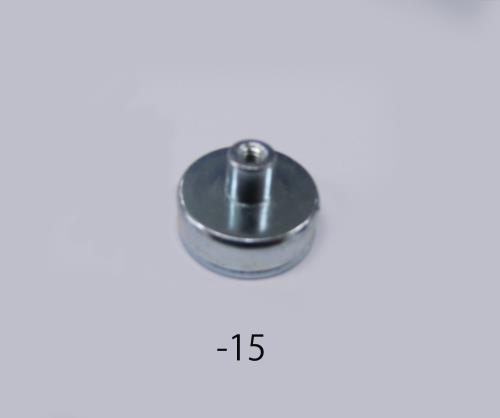 仕様：●直径:25mm●厚み:7mm●全高(ネジ穴込):15mm●ネジサイズ:M4●重量:22g●吸着力:4.0kgf●使用温度:120°C以下●入数:10個●材質:フェライト磁石、軟鋼(亜鉛メッキ)●ねじやボルトで簡単に取り付け可能●軽い...