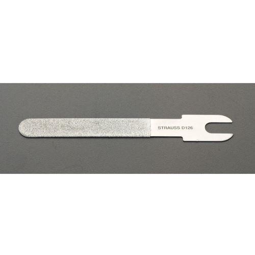 仕様：●やすりサイズ:100×10mm●コーティング部厚み:0.70mm●粒度:電着ダイヤモンド#100●コーティング長:60mm●ハンドル:EA826VL-0●形状:薄型フラット(先端R)商品画像に関する注意事項：●画像に数字等の情報が入...