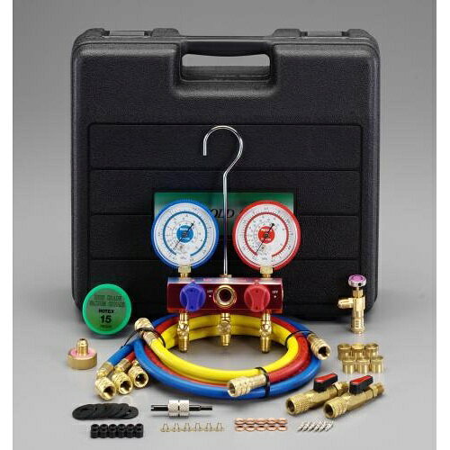 仕様：●メーカー:ロテックス(ROTEX)●型番:RP7300-KIT●圧力範囲(MPa):連成計:-0.1~5.3圧力計:-0.1~5.3●セット内容:・5/16” 100cmホース×3本・5/16”コントロールバルブ・5/16”ボンベア...