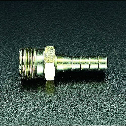 仕様：●適用流体:圧縮空気●使用圧力:1.6MPa●適合ホース内径:19mm●ねじ径:G3/4”●全長:65mm●六角対辺:27mm●ねじ有効長:16mm●タケノコ有効長:41mm●内径:15mm●重量:99g●材質:スチール(亜鉛メッキ)...