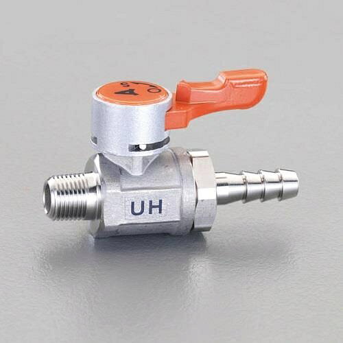 仕様：●メーカー:アソー(ASOH)●型番:UH-1107●取付ねじ:R1/8”●タケノコ外径:7mm●使用圧力:0.98MPa以下(※真空状態では使用不可)●使用温度:-10~120°C(凍結箇所を除く)●材質:ステンレス(SUS304)...