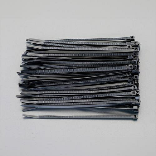 仕様：●メーカー:ヘラマンタイトン●型番:AB300-W●全長:301mm●幅:4.8mm●厚み:1.5mm●最大径:80mm●最小径:1.5mm●ループ引張強度:27.53kgf●使用温度範囲:-40~85°C●材質:ナイロン66●色:黒...
