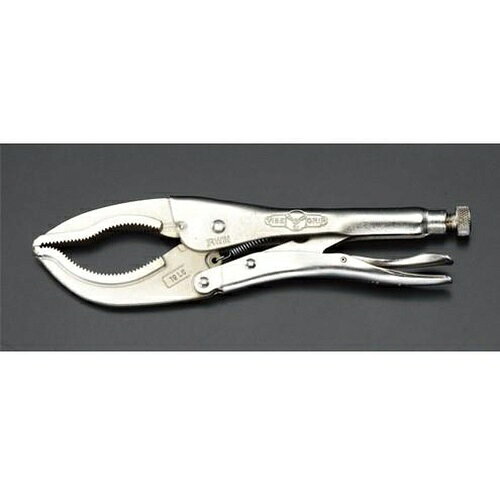 仕様：●材質:スチール●全長:300mm●口の開き:0~79mm●口の深さ:80mm●重量:640g●解除レバーを下に押し下げると、顎部分が開きます。●グリップ力を調整する時はノブを回して調整してください。※ 最大開口の時は、顎を閉じても先...