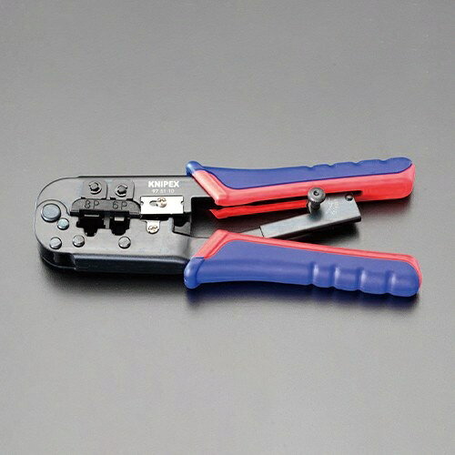 仕様：●メーカー:KNIPEX(クニペックス)●型番:97 51 10●能力:6P(9.65mm):RJ11、RJ128P(11.68mm):RJ45●ハンドル:コンフォート●仕上げ:磨き●全長:190mm●重量:340g●電話ケーブルリボ...