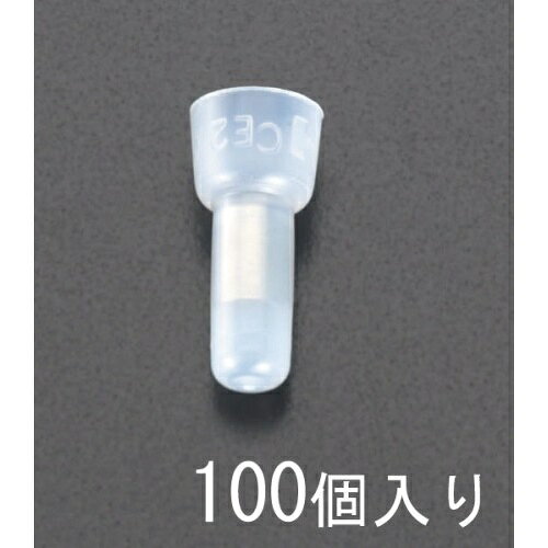仕様：●型式:2●撚線抱合範囲:1.0~3.0mm2●全長:21mm●定格電圧:600V●最高使用温度:105°C●材質:無酸素銅(電気すずメッキ)+ナイロン●入数:100個入り●ケース入り●絶縁ビニールタイプ●水銀は含んでおりません。商品...