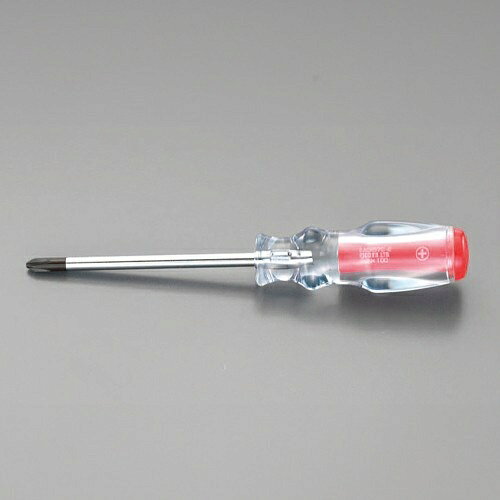 仕様：●メーカー:ESCOオリジナル●先端:(+)#1●軸径:5mm●軸長:75mm●耐油・耐薬品・耐衝撃性に優れたアセテート樹脂を使用したクリスタルハンドル●先端マグネット付き●安心の日本製商品画像に関する注意事項：●画像に数字等の情報が...