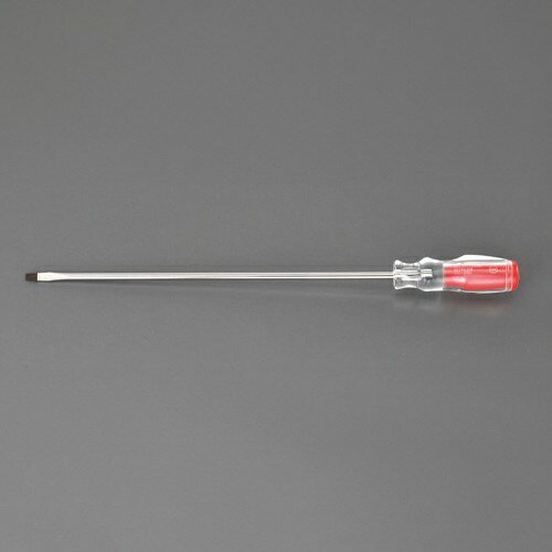 仕様：●メーカー:ESCOオリジナル●刃幅:(-)5mm●刃厚:0.7mm●軸径:5mm●軸長:250mm●耐油・耐薬品・耐衝撃性に優れたアセテート樹脂を使用したクリスタルハンドル●先端マグネット付き●安心の日本製商品画像に関する注意事項：...
