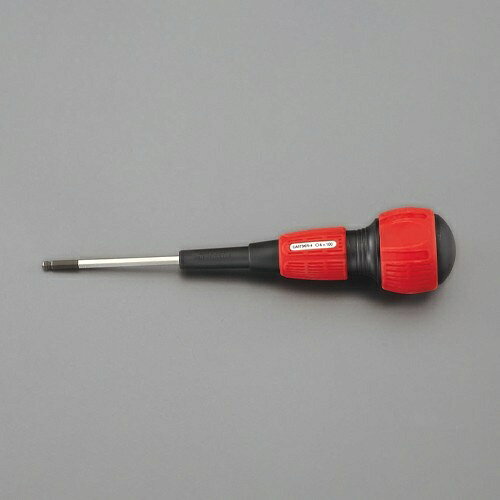 仕様：●メーカー:ESCOオリジナル●サイズ:6mm●軸長:100mm●生産国:日本●ハンドルは手の平に収まる抜群のフィット感●押しながらトルクもよく伝わるグリップ形状●ボールポイント付き●軸が細いので、1.5~3mmのサイズは過負荷にご注...