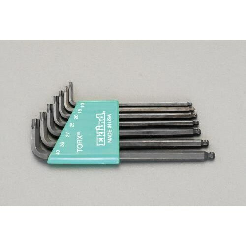 仕様：●サイズ:T10・T15・T20・T25・T27・T30・T40(7本組)●軸長:86~124mm●ボールポイント付き●片側はボールポイントになっており、35°傾けられます。●ホルダー付き商品画像に関する注意事項：●画像に数字等の情報...