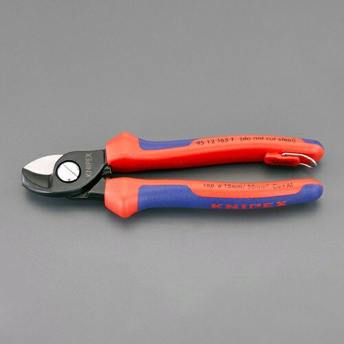 仕様：●メーカー:KNIPEX(クニペックス)●型番:95 12 165 T●ハンドル:コンフォート●仕上げ:磨き●切断能力:φ15mm(50mm2)●全長:165mm●重量:255g●材質:高級特殊工具鋼●銅・アルミケーブル用●自動ロック...