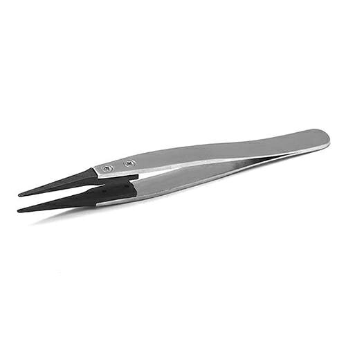 仕様：●材質:チップ:ポリアミド系合成繊維(ESD)ハンドル:ステンレス●先端幅:1.5mm●耐熱温度:240°C●先端:直・細●全長:110mm●重量(g):15商品画像に関する注意事項：●画像に数字等の情報が入っている場合は、　品番末尾...