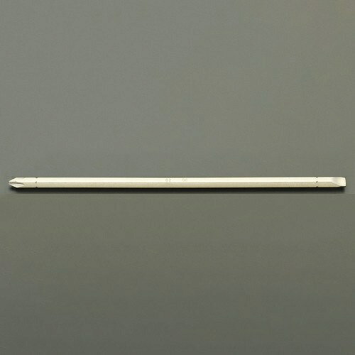 仕様：●メーカー:ESCOオリジナル●サイズ:(+)#2×(-)6mm●溝長:17mm●全長:200mm●六角シャンク:1/4”●重量:51g●錆に強い無電解ニッケル表面処理●マグネット付き商品画像に関する注意事項：●画像に数字等の情報が入...