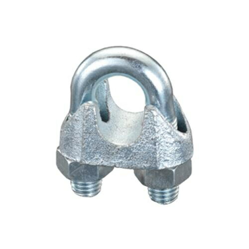 仕様：●材質:スチール(亜鉛メッキ)●サイズ(mm):A:11、B:24、C:M5●適合ワイヤー径:5mm●幅:14mm●入数:10個●ねじサイズ:M5●重量:15g(1個)商品画像に関する注意事項：●※サイズ詳細は、エスコ寸法図を参照下さ...