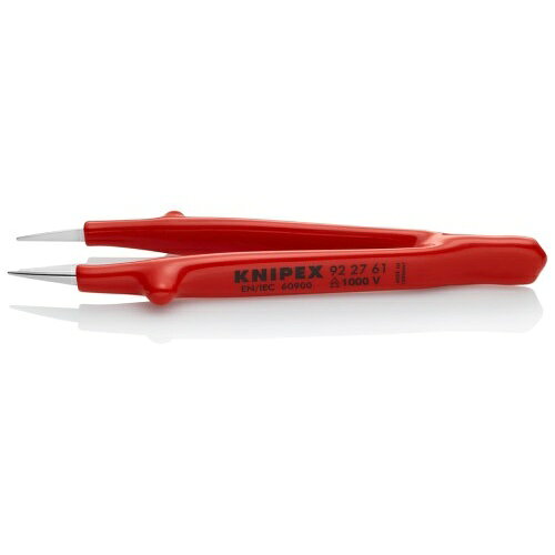 仕様：●メーカー:KNIPEX(クニペックス)●型番:92 27 61●先端:ストレート●全長:125mm●ハンドル:1000V絶縁ディップコーティング●ヘッド:ニッケルメッキ●材質:クロムバナジウム鋼●エレクトロニクス業界や電気設備での作...