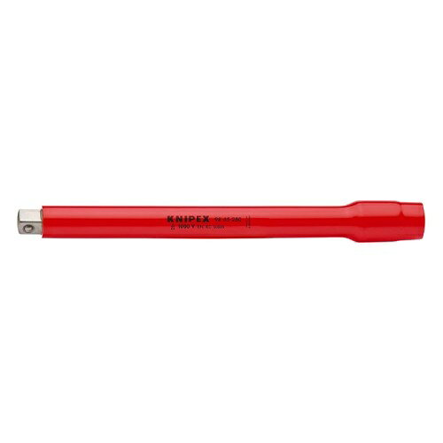 仕様：●メーカー:KNIPEX(クニペックス)●型番:98 45 250●材質:クロムバナジウム鋼●差込角:1/2”●全長:250mm●重量:490g●1000V絶縁●安全なロックスクリュータイプ●ボックスレンチ・ソケットと一緒に使用します...