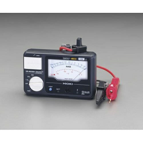 仕様：●メーカー:日置電機(HIOKI)●型番:IR4032-11●交流電圧:0~600V●定格測定電圧:125/250/500V●定格抵抗:100MΩ●第1有効測定範囲:表示値の±5% 0.1MΩ~50MΩ / 表示値の±5% 0.1MΩ...