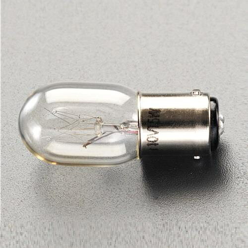 仕様：●口金:BA15d●サイズ:φ20×48mm●電圧:110V●消費電力:10W●入数:5個●分配電盤、電飾用、表示灯用ランプ●中ナツメ球●ガラス球●※電球ガラスが茶色くなっている場合がございますが、製品の個体差で、品質上問題なくご使用...