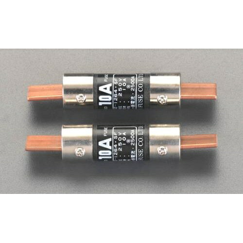 仕様：●定格電圧:250V●定格電流:60A●サイズ:A:19mm B:16mmD:20mm L:113mm(エスコ寸法図 ご参照)●遮断容量:AC-2(2500A)●溶断特性:B種●入数:2個●非再用型●本商品に水銀は使用されておりません...
