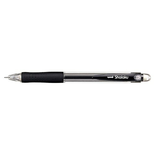 仕様：●メーカー:三菱鉛筆(uni)●型番:M5100.24●商品名:ベリーシャ楽●ボディーカラー:ブラック●機構:ノック式、先端パイプスライド機構●全長:140.1mm●軸径:φ11.0mm●厚さ:15.6mm●芯径:0.5mm●重量:8...