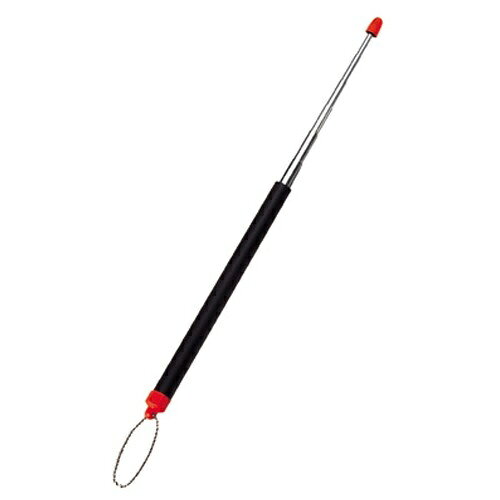 仕様：●メーカー:オープン工業●型番:PT-200●全長:250~1220mm●材質:真鍮●直径φ:16mm●重量:140g●回り止め機能(六角形ストッパー)付きで置いても転がりません。●チェーン付きで吊り下げができ便利です。●先端は見やす...