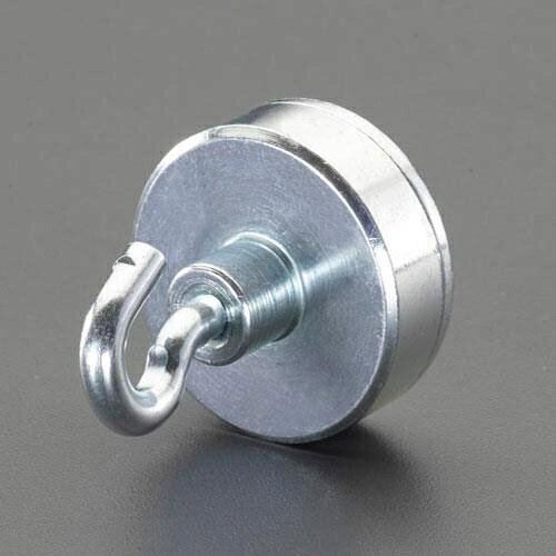仕様：●直径:32mm●厚み:7mm●全高:30mm●ねじサイズ:M5●吸着力:35kgf●重量:48kg●材質:ネオジウム磁石(亜鉛メッキ)●使用温度:80°C以下●取り外し可能なねじフック付きマグネット●流通している磁石の中で最高の磁気...