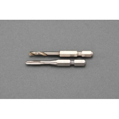 仕様：●六角シャンク:6.35mm(1/4”)●呼び:M4●ピッチ:0.7mm●タップ長:4mm●くびれ部分までの長さ:14mm●全長:60mm●下穴ドリル径:3.3mm●対応加工材厚み:4mm以下●回転数:鉄工:800rpm非鉄・樹脂:1...