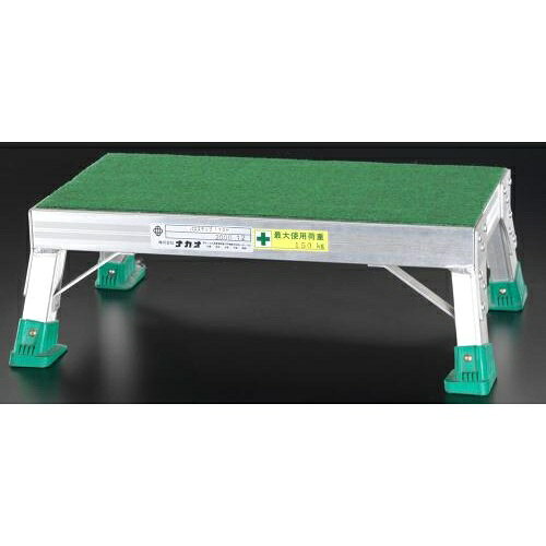 仕様：●最大使用荷重:150kgf●天板サイズ:500×280mm●段数:1段●全高:0.17m●重量:2.4kg●設置寸法:542×365mm●アルミ合金製●お年寄りの方からお子様まで、楽に乗降いただける、大切な方への心遣いです。商品画像...