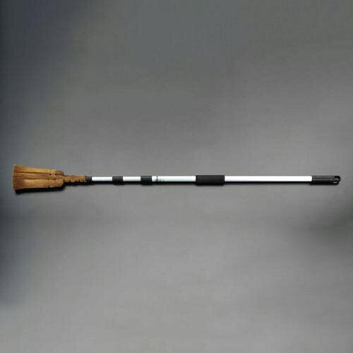 仕様：●ほうきサイズ:120×40mm●全長:1280~2850mm●重量:520g●材質:穂先:シュロ(天然素材)、銅線ハンドル:アルミグリップ:EVA、PP●毛丈:220mm●伸縮3段タイプのほうきです。●天井を掃除するのに便利。商品画...