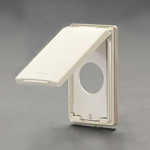 仕様：●メーカー:パナソニック(Panasonic)●型番:WN9914●サイズ:75×132×10.5mm●穴サイズ:φ41.5mm●開き角度:165度●材質:取付枠:亜鉛鋼板カバー・ボディ:AAS樹脂絶縁カバー:ポリプロピレン防水パッキ...