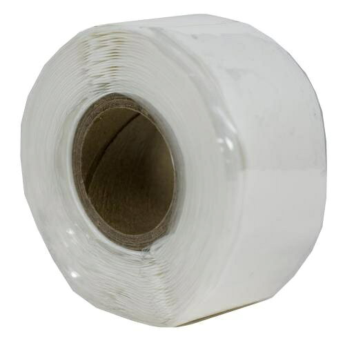 仕様：●サイズ(幅×長さ)mm:25.4mm×3.65m●厚さ:0.51mm●材質:シリコンゴム●用途:配管等の補修・応急処置●引張強度:6.55MPa●耐圧:0.8MPa●カラー:ホワイト●使用温度範囲:-60~200°C●耐電圧:800...