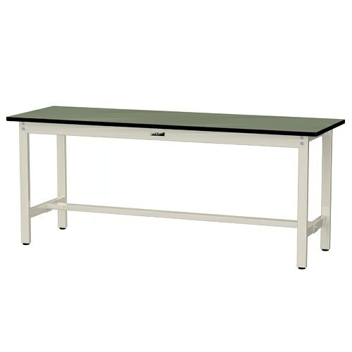 仕様：●メーカー:山金工業●型番:SWR-1860-GI●※注意※:【お客様組立品】●サイズ:1800(W)×600(D)×740(H)mm●天板厚:22mm●耐荷重:300kg(均等荷重)●色:天板:グリーン脚部:アイボリー(粉体塗装)●...