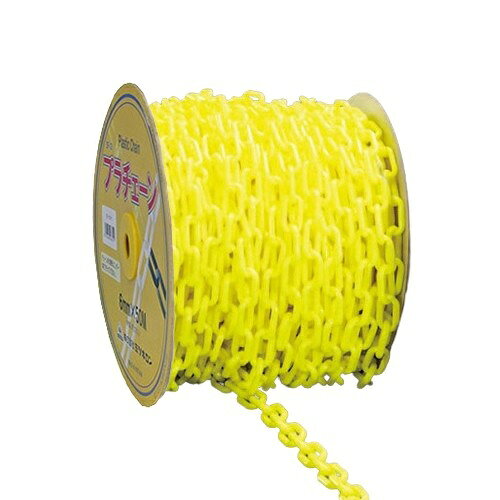 仕様：●メーカー:ミツギロン●型番:SF-12●カラー:蛍光黄色●全長:50m●線径:6mm●チェーン内寸:8.1×26.6mm●材質:ポリエチレン●重量:4kg●ケースサイズ:φ260×230mm●プラスチック製のチェーンですので錆びませ...