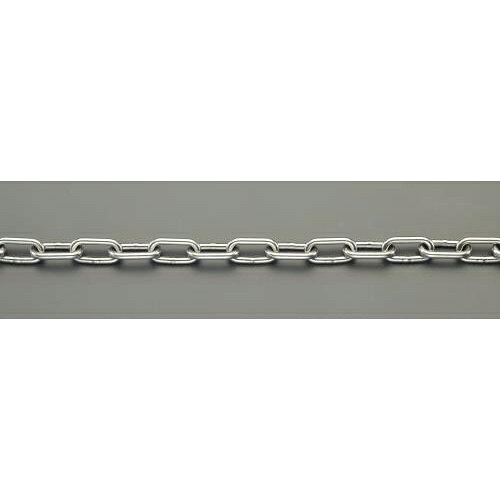 仕様：●全長:2m●線径:5mm●使用荷重:250kg●サイズ(mm):A:27B:8●材質:ステンレス(SUS316)●研磨仕上げ●線径が大きく強度も強いリンクチェーンです。●溶接あり商品画像に関する注意事項：●※品番により、線径・全長が...