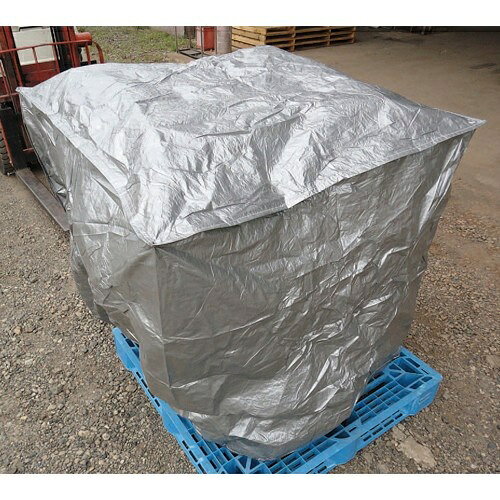 仕様：●サイズ:1200×1200×1200(H)mm●生地厚み:0.25mm●材質:ポリエチレン●重量:1kg●フレコンバッグを紫外線・雨・ほこり等から守ります。●フレコンバッグに被せ、底部ヒモで縛ります。●底部内面にマジックテープが付い...