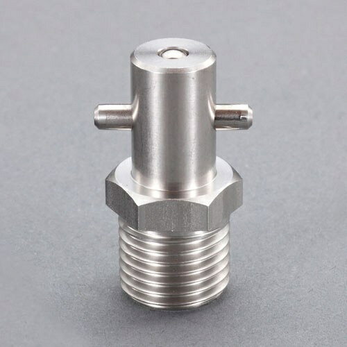 仕様：●メーカー:栗田製作所●型番:PT2-S●ねじサイズ:G1/4”●六角対辺:14mm●全長:30mm●材質:ステンレス●ピンタイプ●注油圧力は10MPa以下を推奨します。商品画像に関する注意事項：●※サイズ詳細は、エスコ寸法図を参照下...