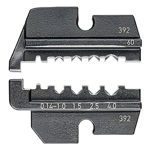 特長：圧着システムプライヤー9743-200用圧着ダイス。ピン端子(HTS+Harting)用。仕様：圧着能力(mm2)：0.14-4.0圧着能力(AWG)：26-11圧着段数：4質量(g)：53原産国ドイツ　●代表画像について 商品によっ...