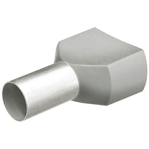 特長：プラスチック製カラー付きツインエンドスリーブ。仕様：全長(mm)：23適応ケーブルサイズ(mm2)：2X4.00適応電線サイズ(AWG)：2×11圧着範囲(mm)：12質量(g)：11色：グレー入数：100個原産国ドイツ　●代表画像に...