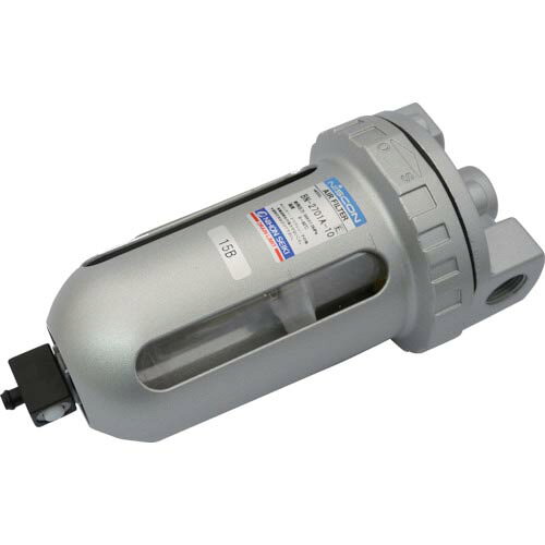特長：空気中の水分やゴミを除き清らかな空気を供給します。仕様：ろ過精度(μm)：40使用圧力(MPa)：0.05〜1処理空気流量(［［M3］］/min)：2.00接続口径：Rc3/8全長(mm)：176使用流体：空気流体温度(℃)：5〜60...