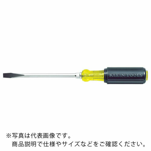 特長：先端形状により耐久性を高めたマイナスドライバーです。クッショングリップハンドルにより快適な使い心地です。先端は精密機械で加工されており、正確です。グリップエンドに表記があるため、工具差し等に収納した状態でもチップ形状を判別可能です。用...