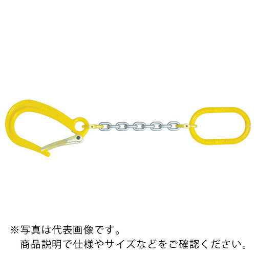 特長：フック、チェーン、リングを接続済みですのですぐにご使用いただけます。ファンドリーフックは口幅が広くふところが大きいので、直接敷き鉄板や径の太い物などを引っ掛けることができます。安全タグ付きです。用途：敷鉄板の吊り上げ作業に。土木、建築...
