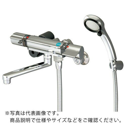 特長：メッキがはがれにくい二重構造仕様、節水率50％の節水シャワーヘッド“レイニーメタリック”を搭載したモデルです。触れても熱くならない耐熱ボディです。手元ストップ機能がついているので、ちょっと止めたい、節水したい時に便利です。メモリが大き...